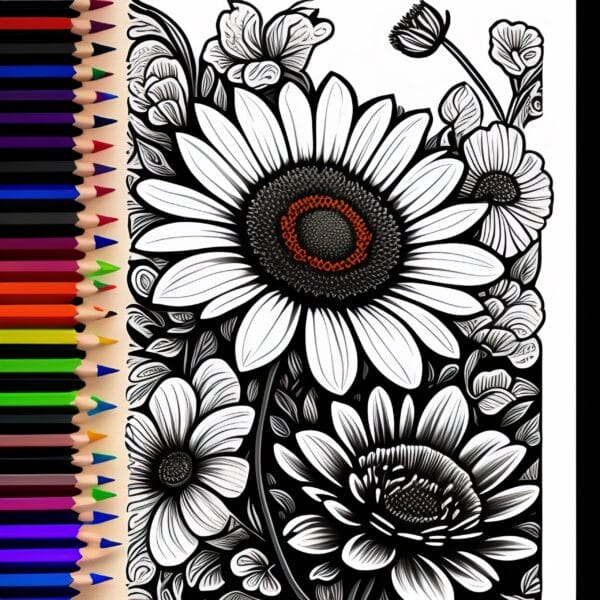 How to Draw a Bouquet of Flowers Blossoming Beauty: A Step-by-Step ...