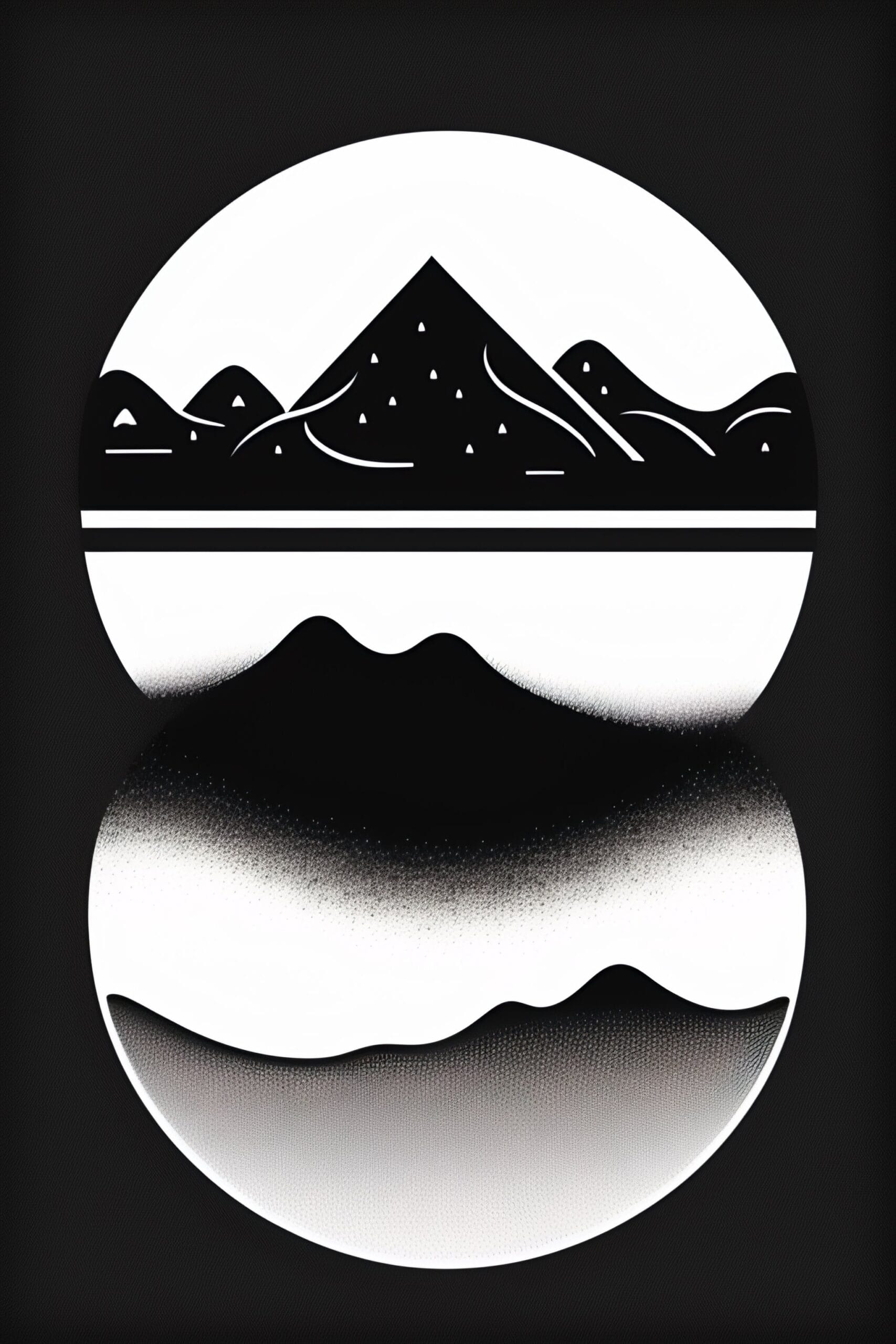 How to draw a mountain - Trying drawing