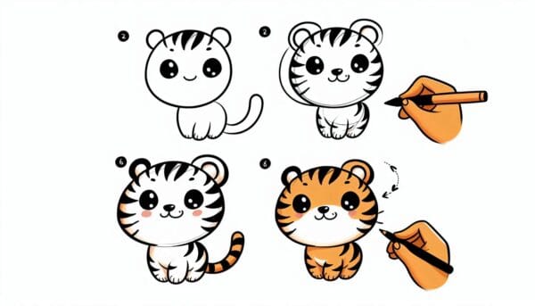 How to Draw Tiger: Super fun Step-by-step Guide to Tiger Drawing ...