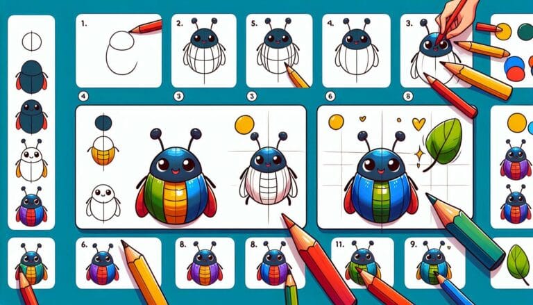 How to Draw Beetle: Discover the Joy of Insect Drawing - Trying drawing
