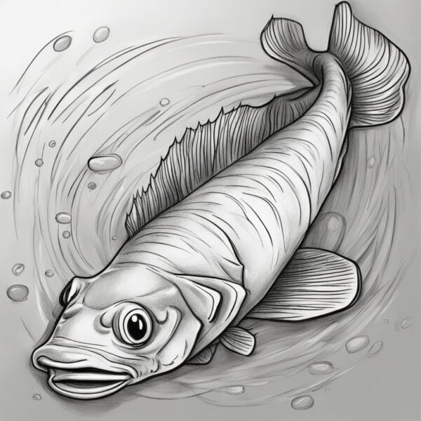 How to draw Catfish - Trying drawing