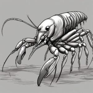 How to draw Crawfish - Trying drawing