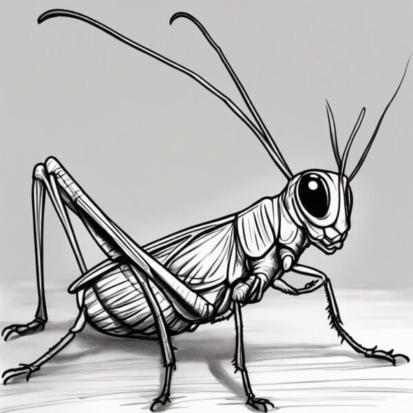 How to Draw Grasshopper: Transform Your Ideas Into Art - Trying drawing