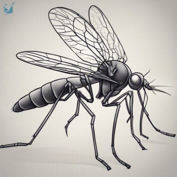 How to draw Mosquito - Trying drawing