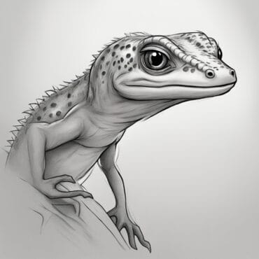 How to draw Newt - Trying drawing