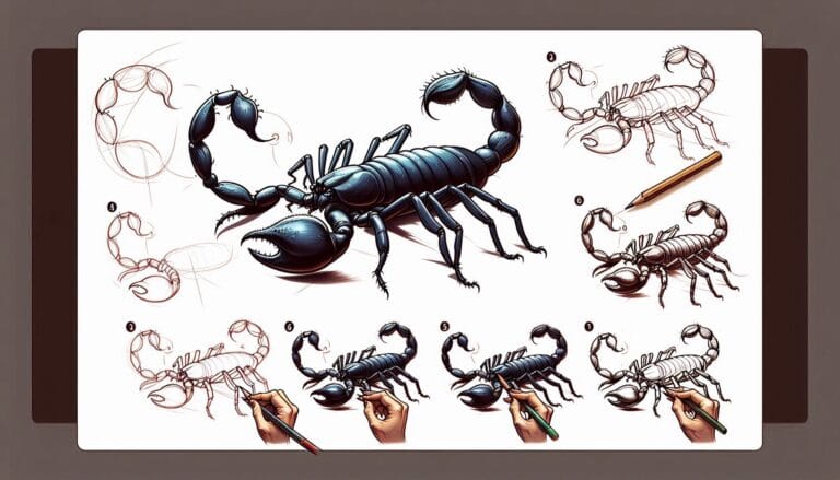 How to Draw Scorpion: Discover Your Artistic Voice - Trying drawing