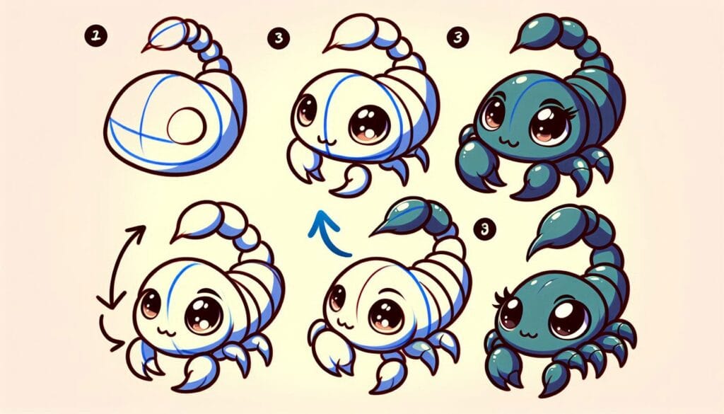 How to Draw Scorpion: Discover Your Artistic Voice - Trying drawing