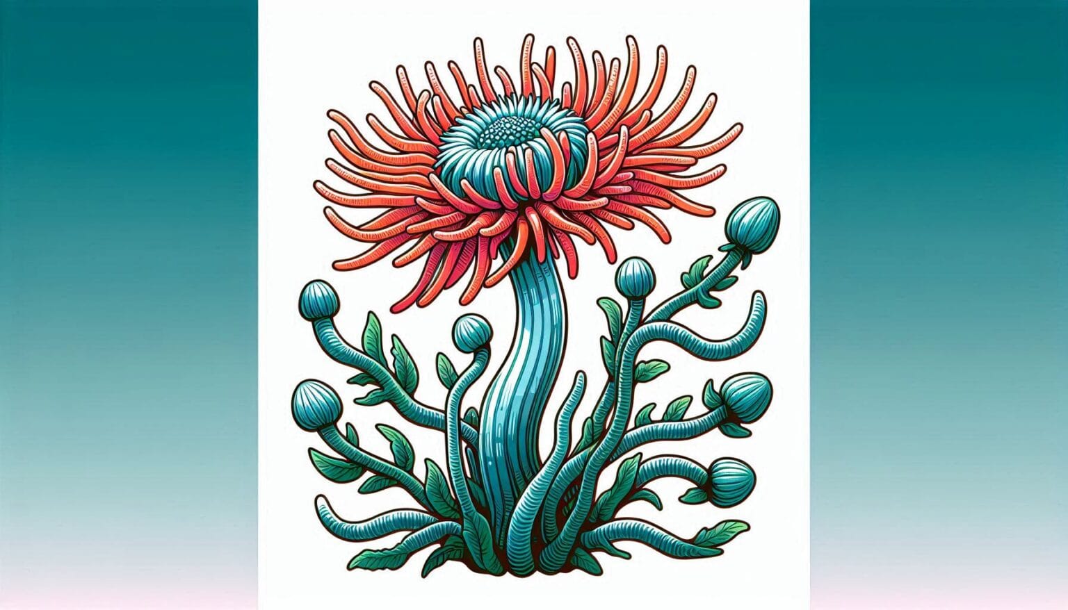 How to draw Coral - Trying drawing
