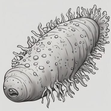 How to draw Sea Cucumber - Trying drawing