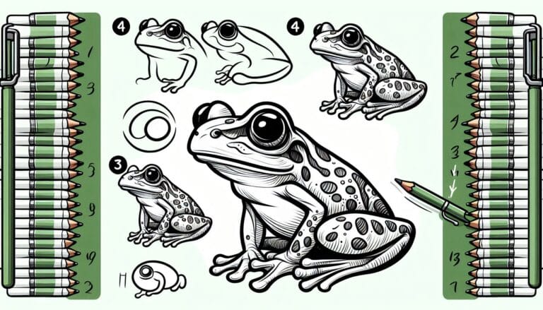 How to draw Tree Frog - Trying drawing
