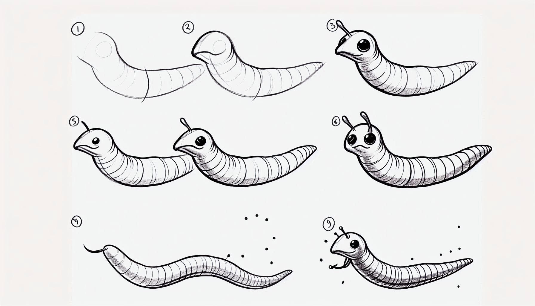 How to draw Turbellaria : 5 Easy Step by Step Guide - Trying drawing