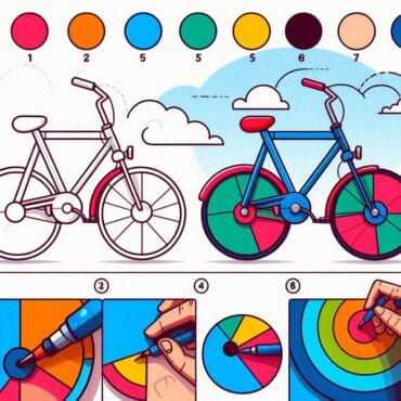Create Stunning Bicycle Drawing in Minutes - Trying drawing