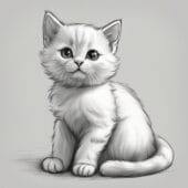 How to Draw a Kitty Adorable: A 7 Step-by-Step Guide - Trying drawing