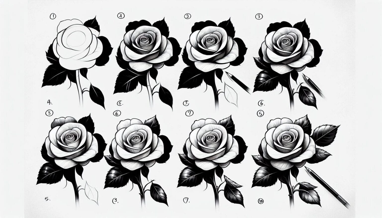 How to Draw Roses: Capture the Beauty of Love and Elegance in Your Art ...
