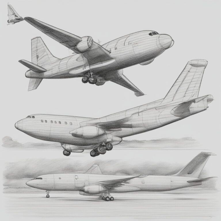 Learn How to Draw an Airplane in 5 Simple Steps - Trying drawing