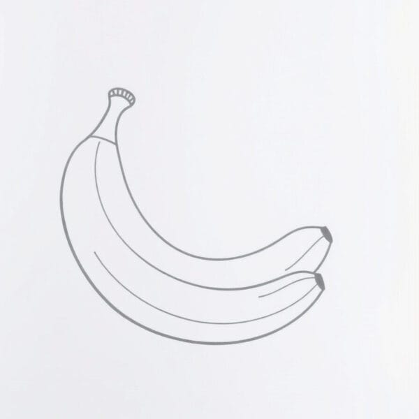 How to draw banana : 7 Easy Step by step guide to banana drawing ...