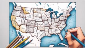 How to draw map: A Fun and Educational Guide - Trying drawing