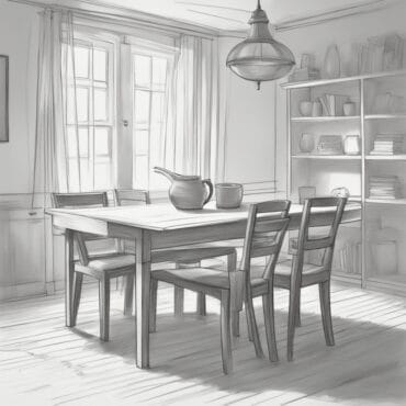 Crafting Perspective: A Step-by-Step Guide on How to Draw a Table ...