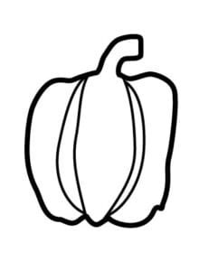 How to draw a Capsicum : A Super Easy 7 steps Guide for Little Artists ...