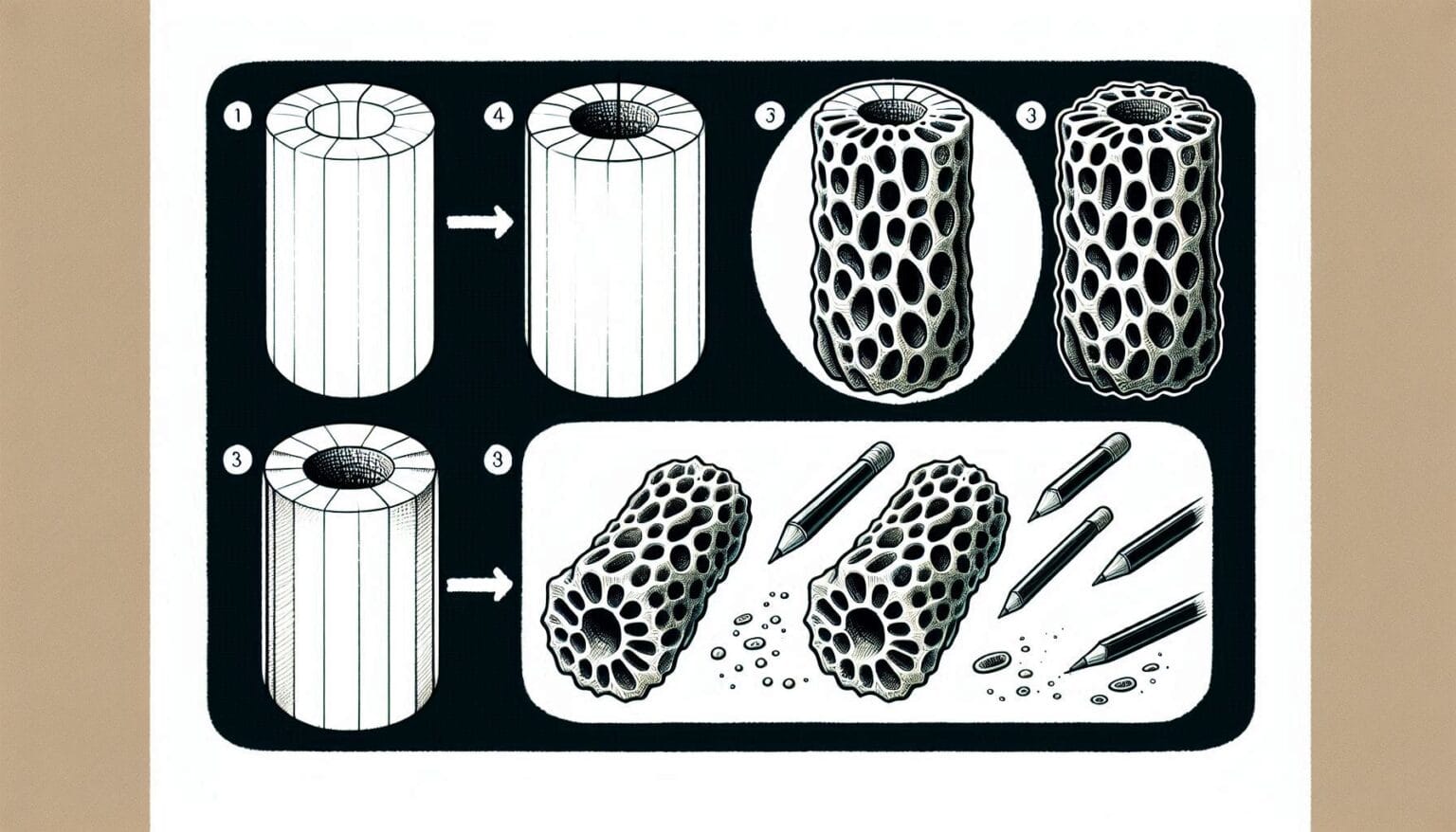 How to draw Barrel Sponge : 6 Easy Step by Step Guide - Trying drawing