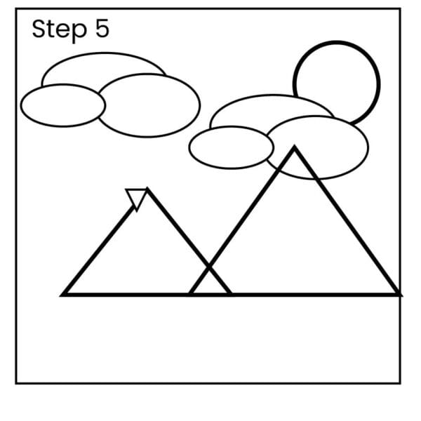 How to draw Scenery : 3 Easy Step-by-Step Guide to Scenery drawing ...