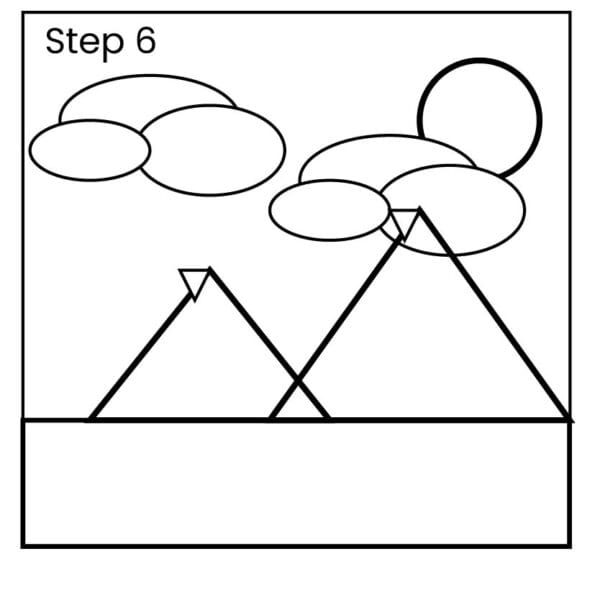 How to draw Scenery : 3 Easy Step-by-Step Guide to Scenery drawing ...
