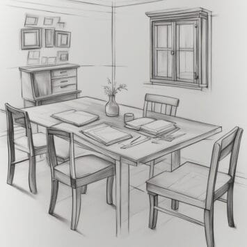Crafting Perspective: A Step-by-Step Guide on How to Draw a Table ...