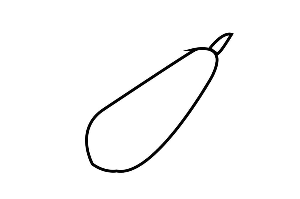 How to Draw Zucchini: A Step-by-Step Artistic Guide - Trying drawing